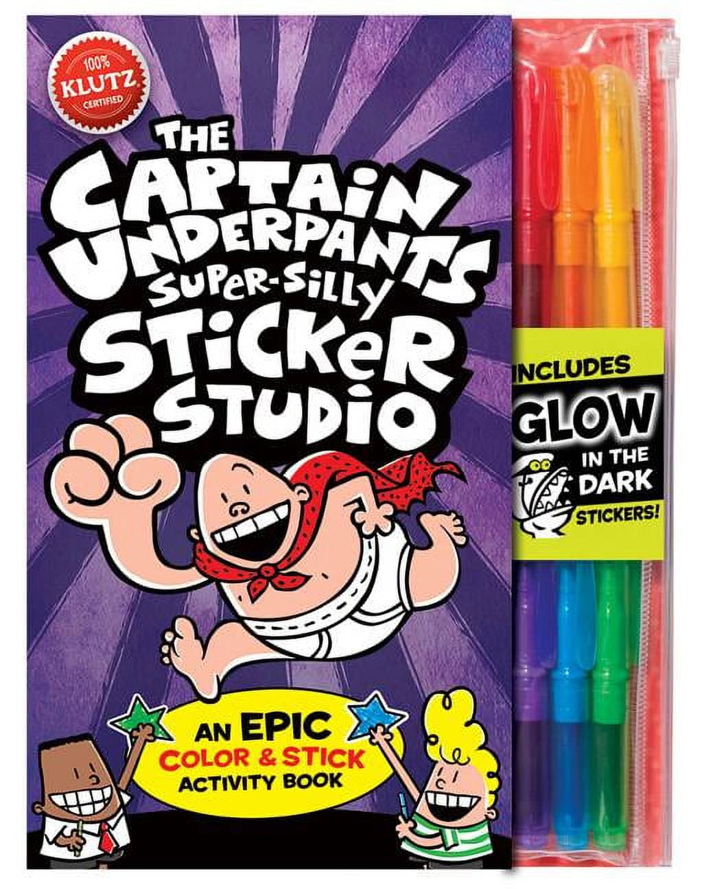 Captain Underpants: The Captain Underpants Super-Silly Sticker Studio ...