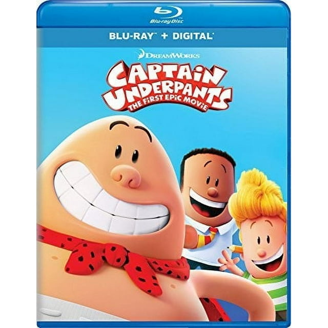 Captain Underpants: The First Epic Movie (Blu-ray + Digital Copy ...