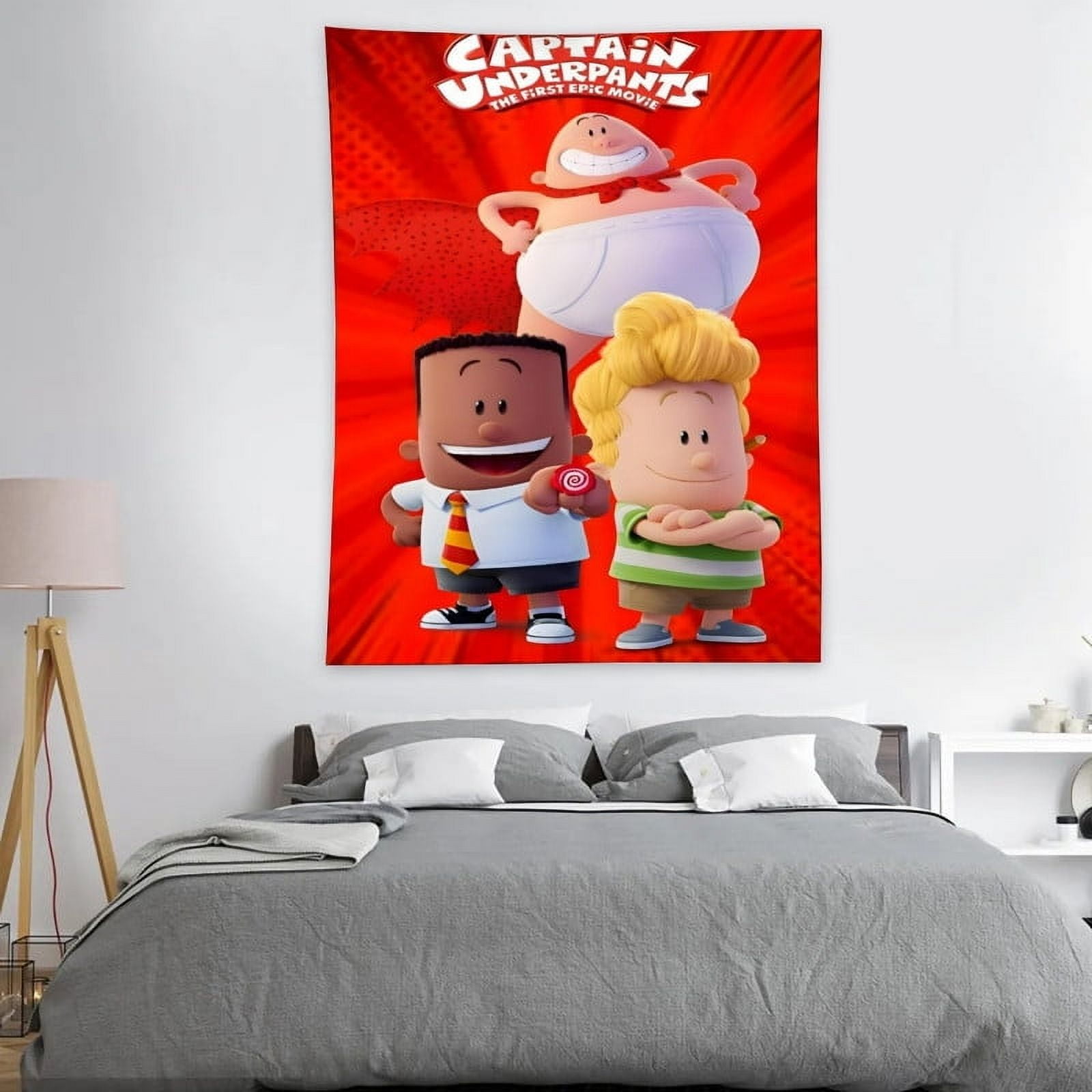 Captain Underpants tapestry 40 x 60 inches with vivid colors realistic ...