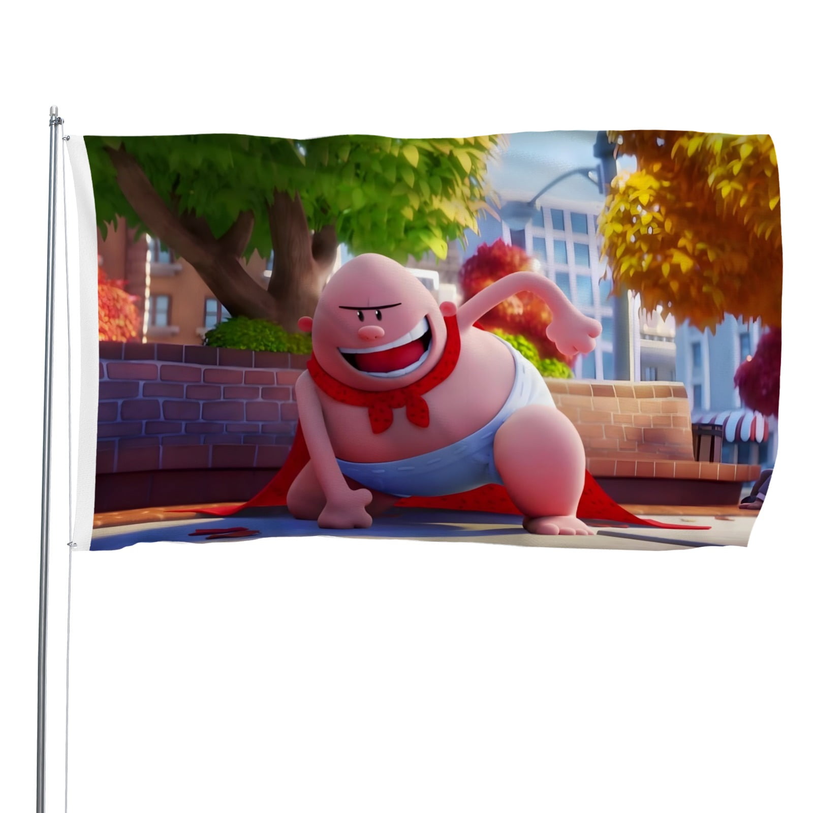 Captain Underpants-themed Printed Flag Perfect gift for fans, friends ...