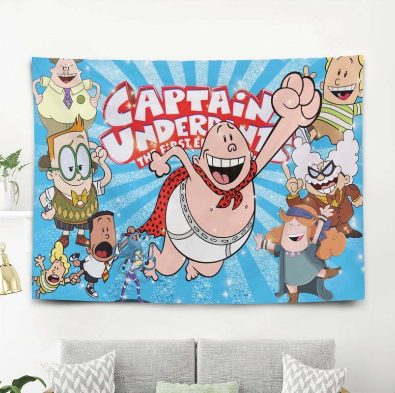 Captain Underpants1 Tapestry Backdrop Background Poster Gift for ...