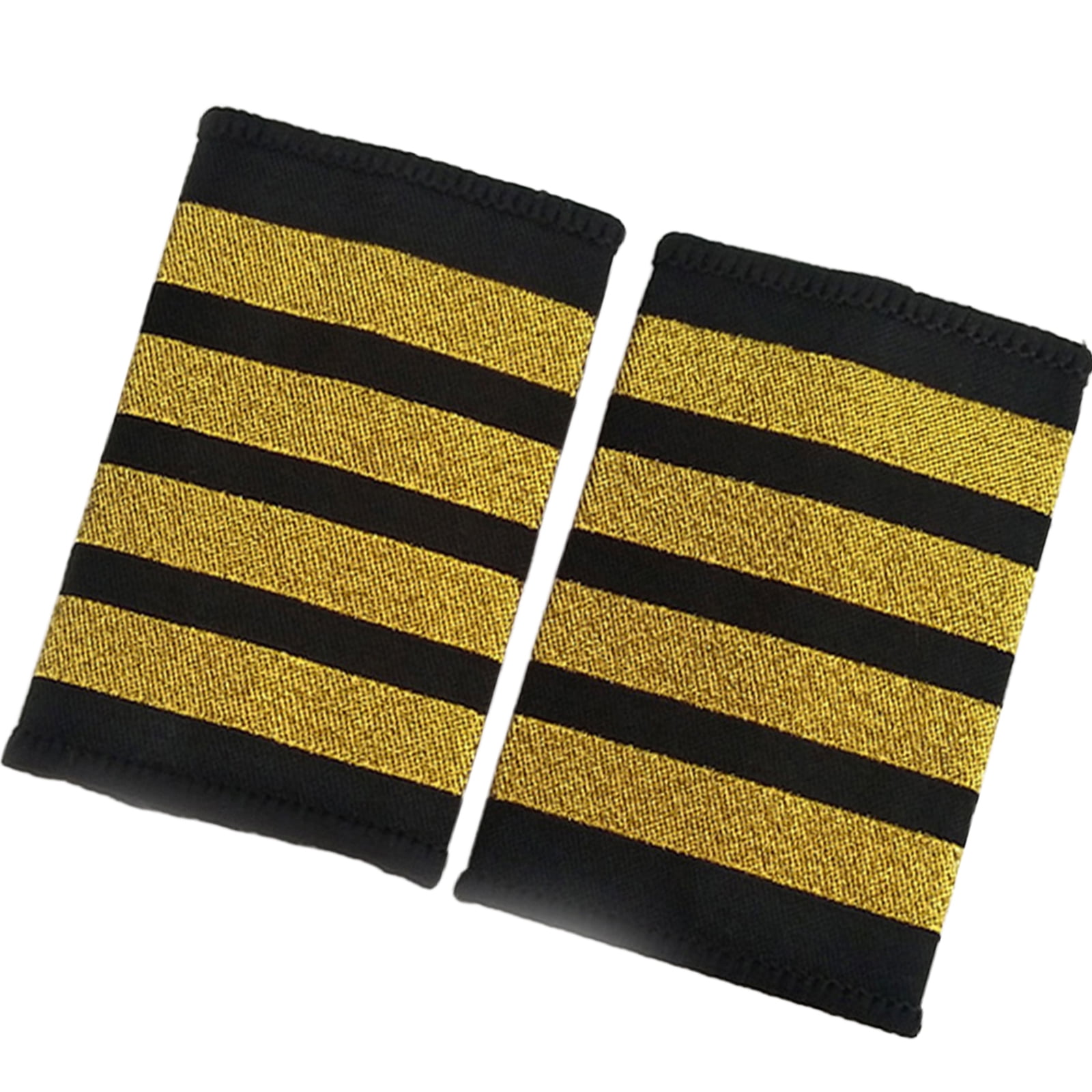 Captain Uniform Epaulet Captain Driver Shoulder Board Gold Stripes ...