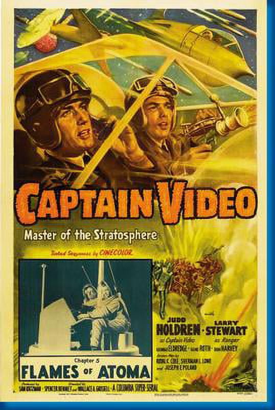 Captain Video Movie Poster Reprint 27inx40in for any room 27x40 Multi ...