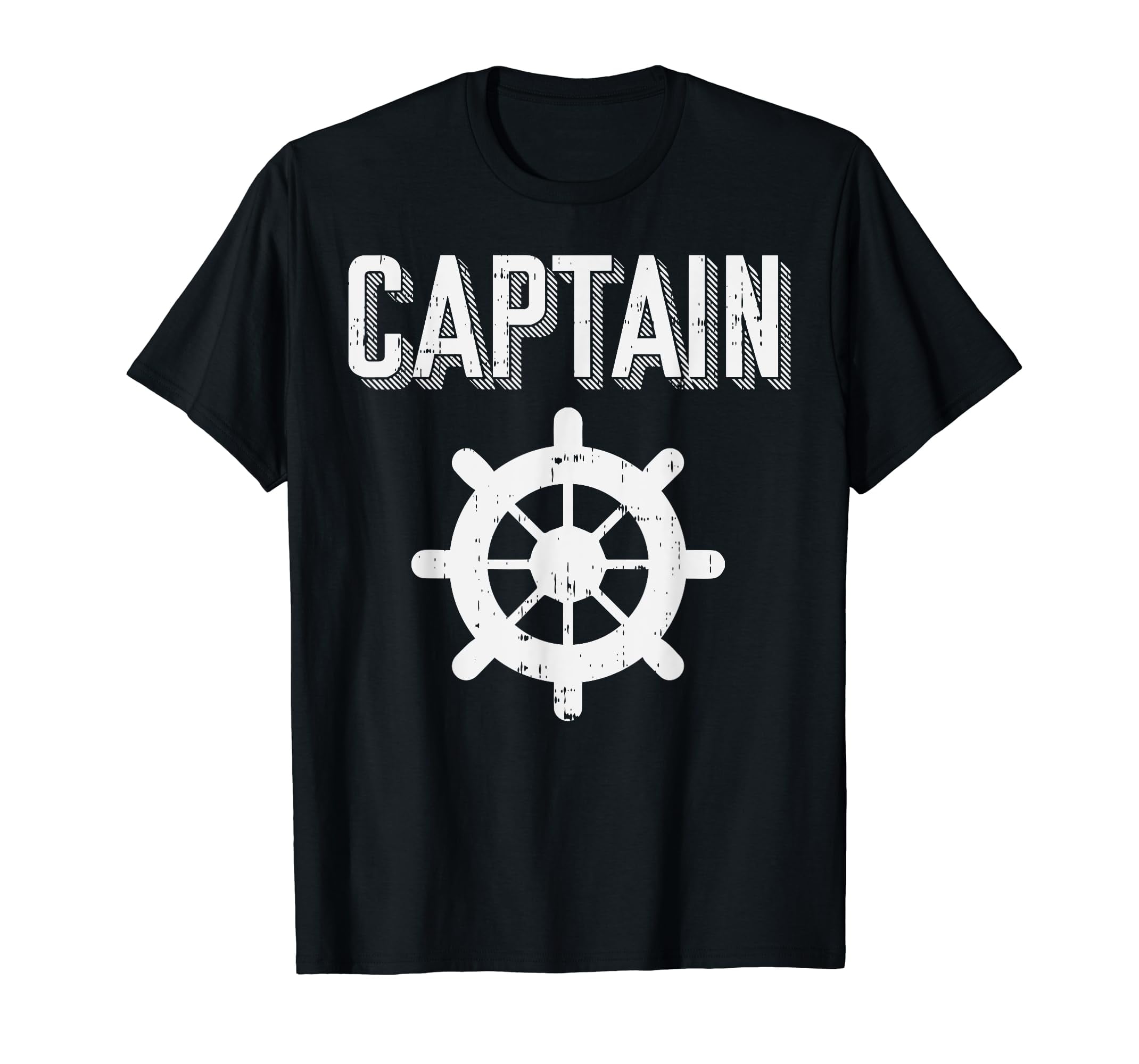 Captain Wheel Boat Cruise Matching Cruising Boating Men Gift T-Shirt ...
