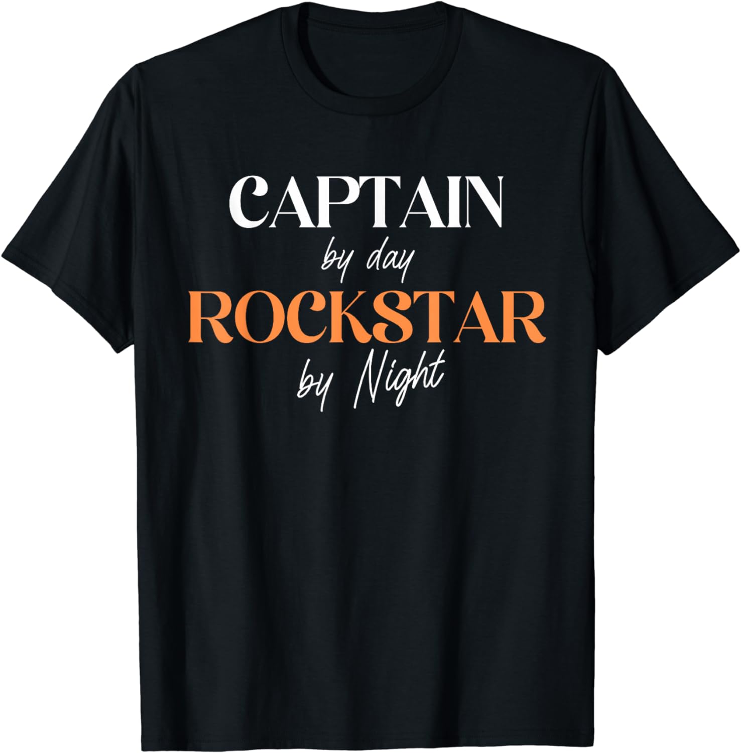 Captain by day, Rockstar by Night T-Shirt - Walmart.com