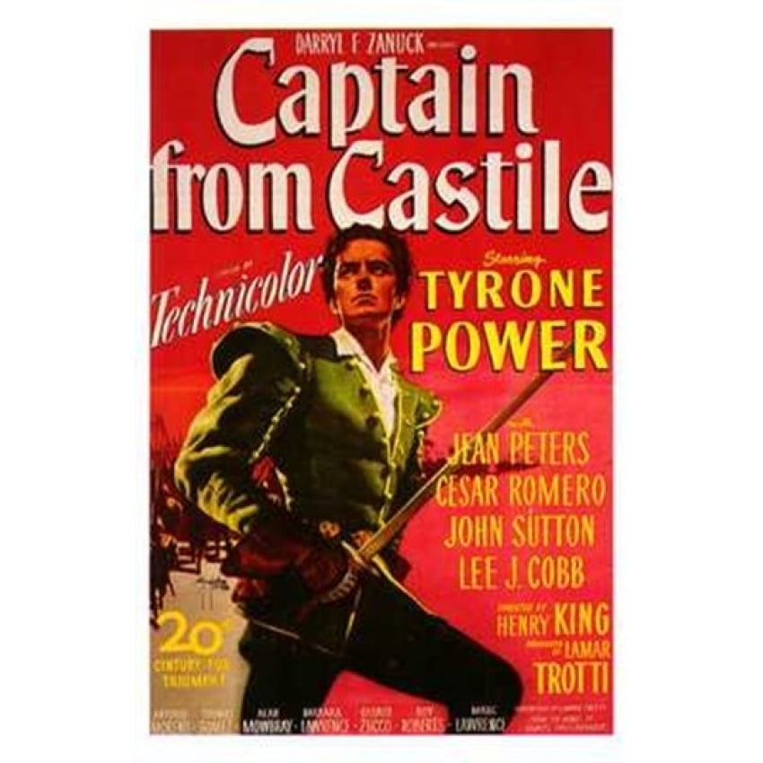 Captain from Castile Movie Poster (11 x 17) - Walmart.com