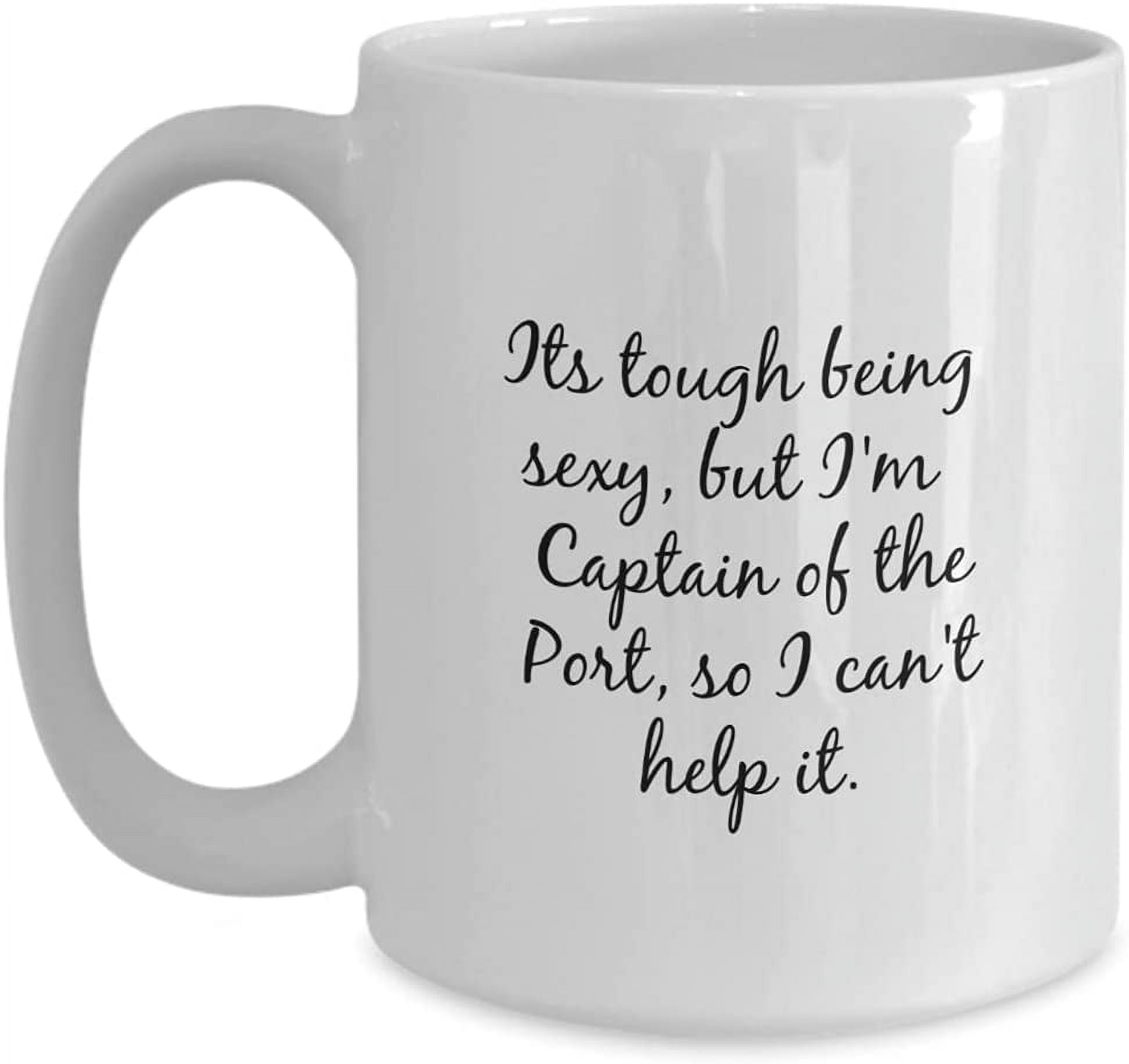 Captain of the Port Mug, Port Captain Coffee Mug, Gifts for Captains of ...