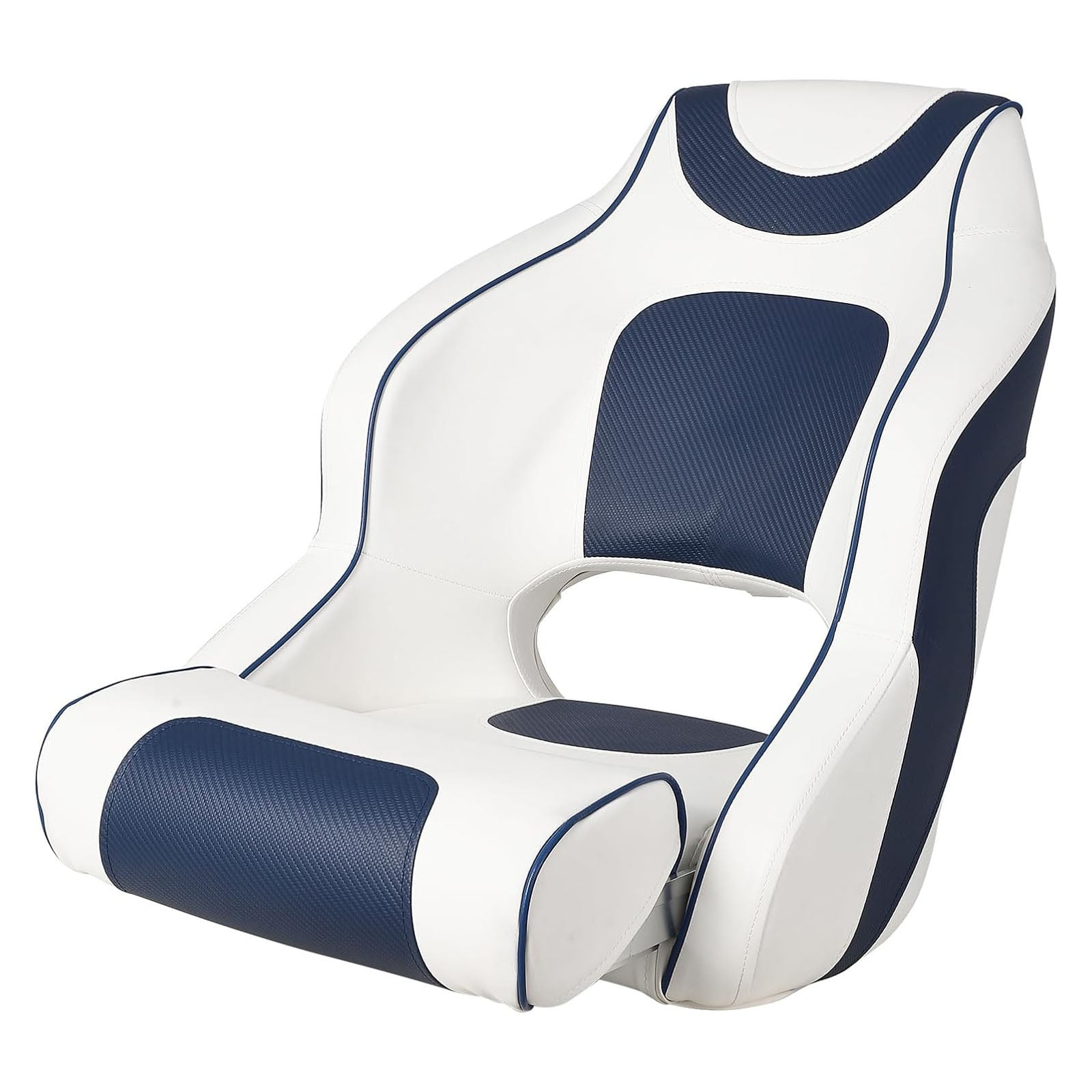 Captain's Chair for Boats, Hinged Boat Seat, Enhanced with Dense Foam ...