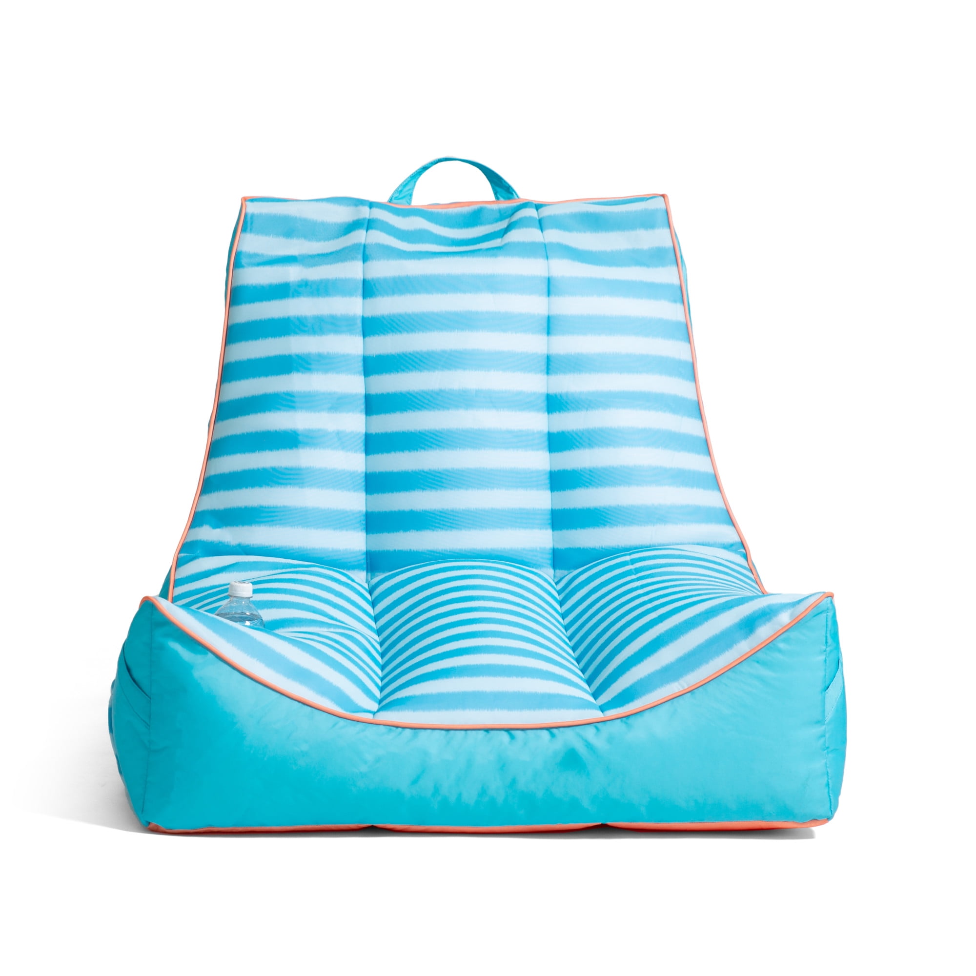 Big Joe Captain's Float Double Sided Mesh 3 feet Light Blue Zag Stripe - Walmart.com