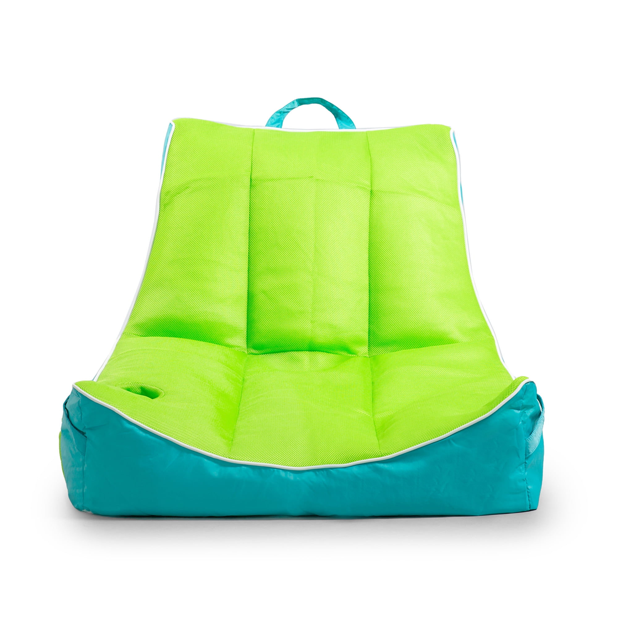 Big Joe Captain's Float No Inflation Needed Pool Lounger with Drink ...