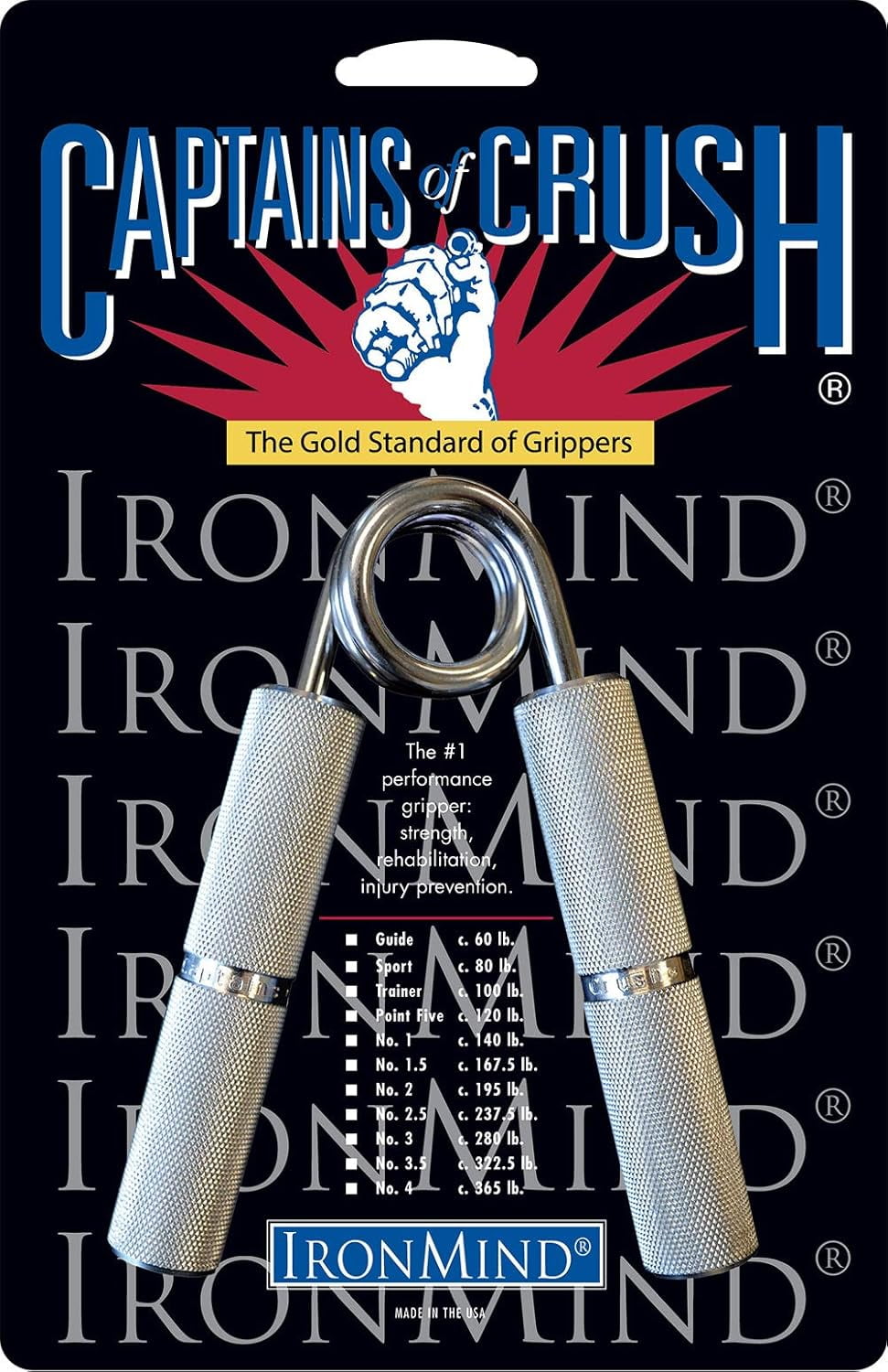 Captains of Crush (COC) Hand Gripper - The Gold Standard of Grippers ...