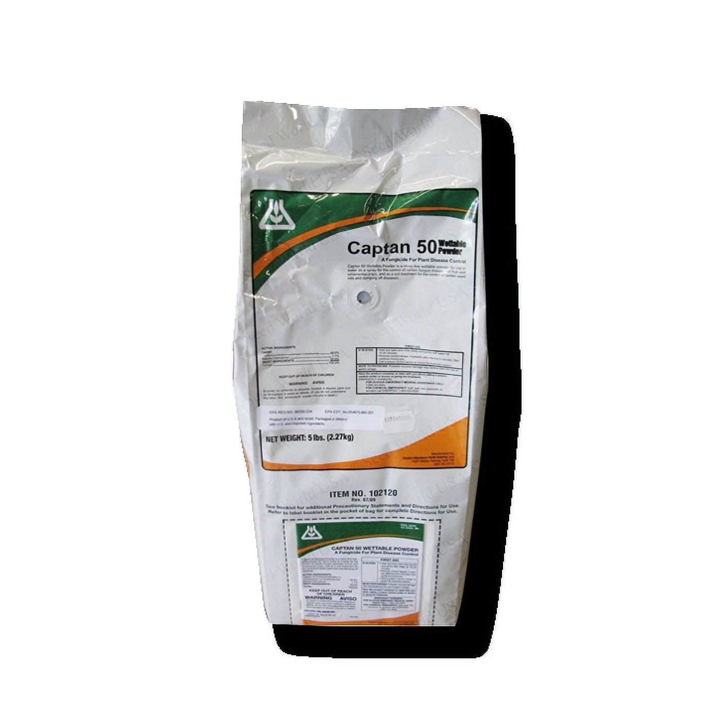 Captan 50% WP Fungicide for Ornamentals and Fruit - 8oz - Walmart.com