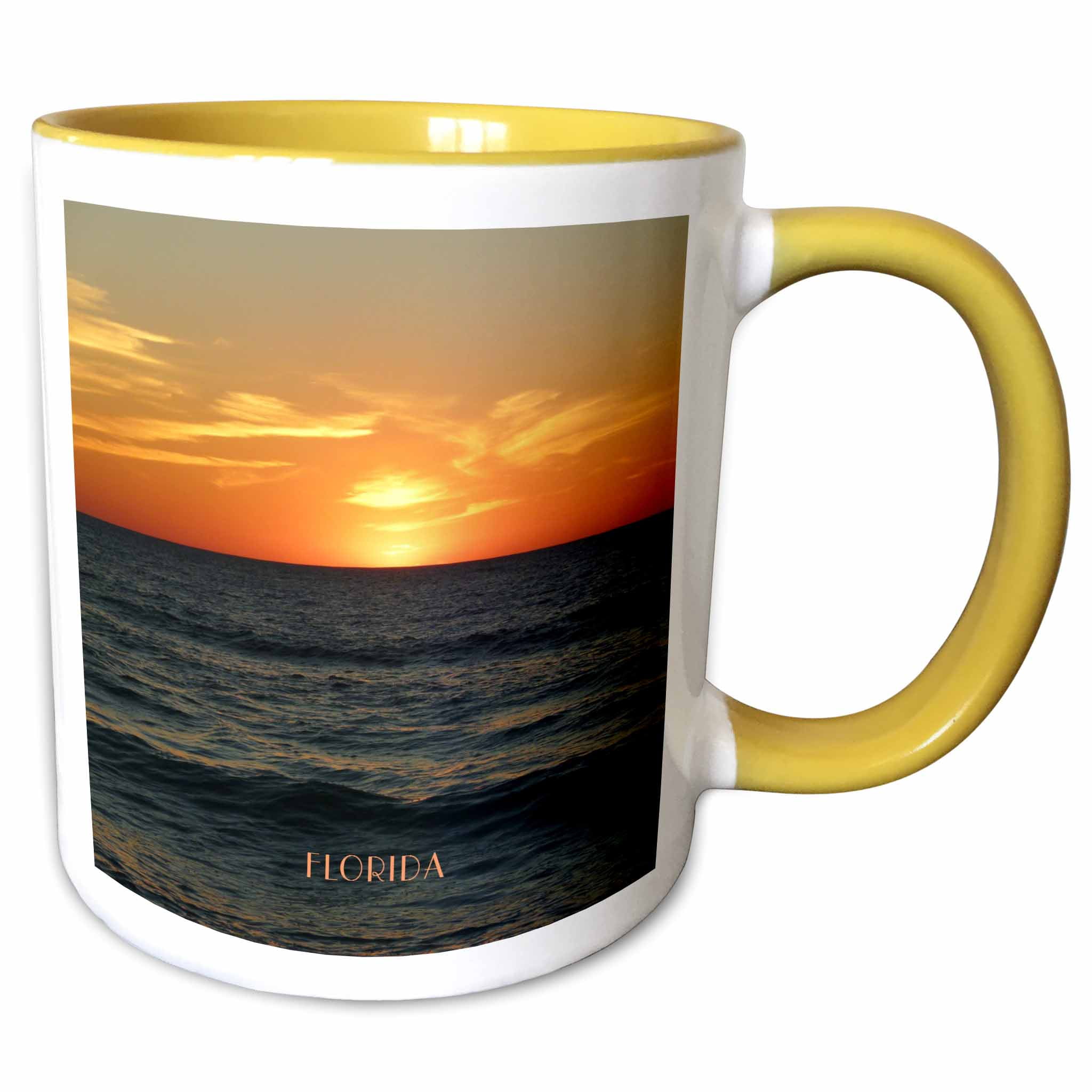 3drose, Captiva Florida Sunset Over the Gulf of Mexico.jpg, 11oz Two ...