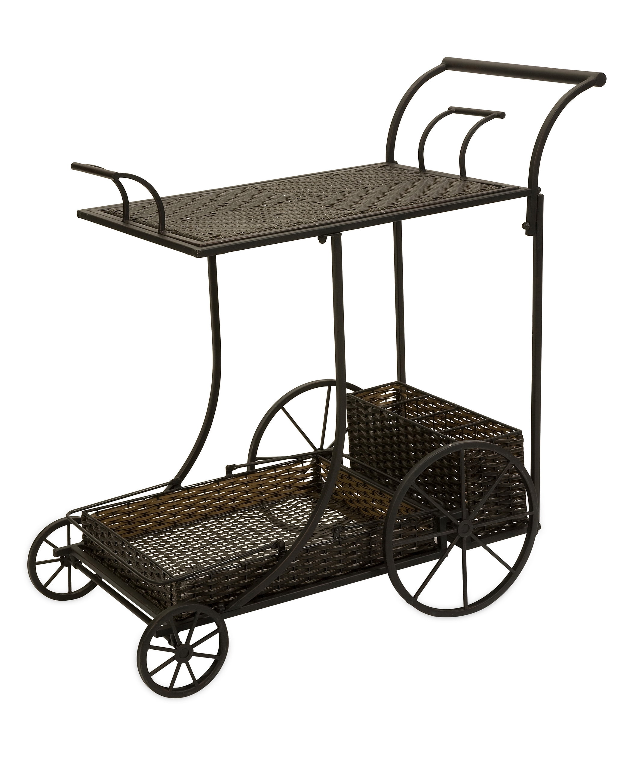 Captivating Mandalay Wine Cart - Walmart.com
