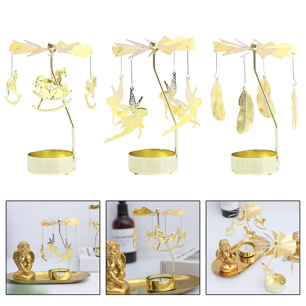Captivating Spinner Candle Holder Adds Charm to Home Decor and Party ...