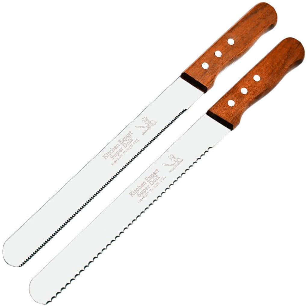 Captoola 10 Inch Bread Knife Serrated Kitchen Knife Ergonomic Handle ...