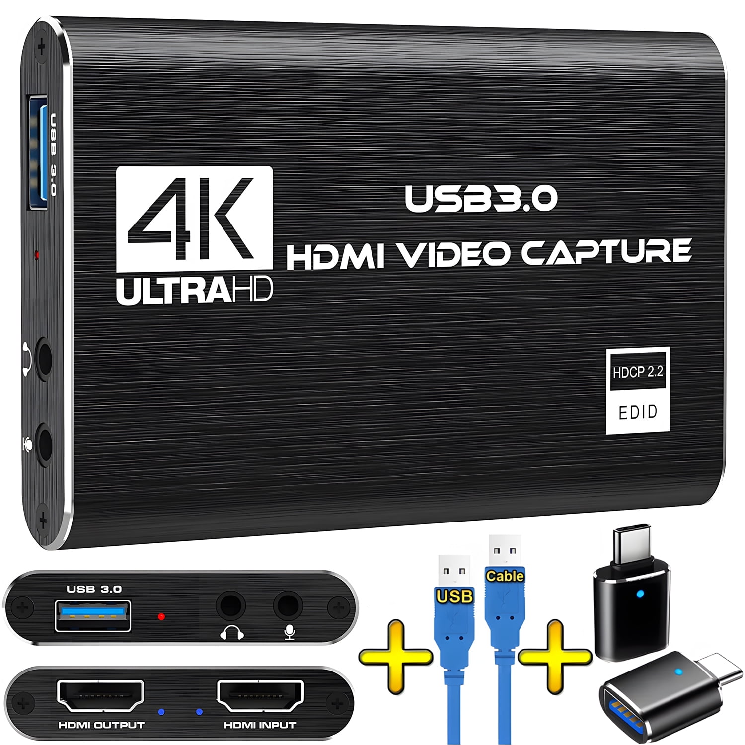 Capture Card work for Nintendo Switch, 4K HDMI Video Capture Card ...