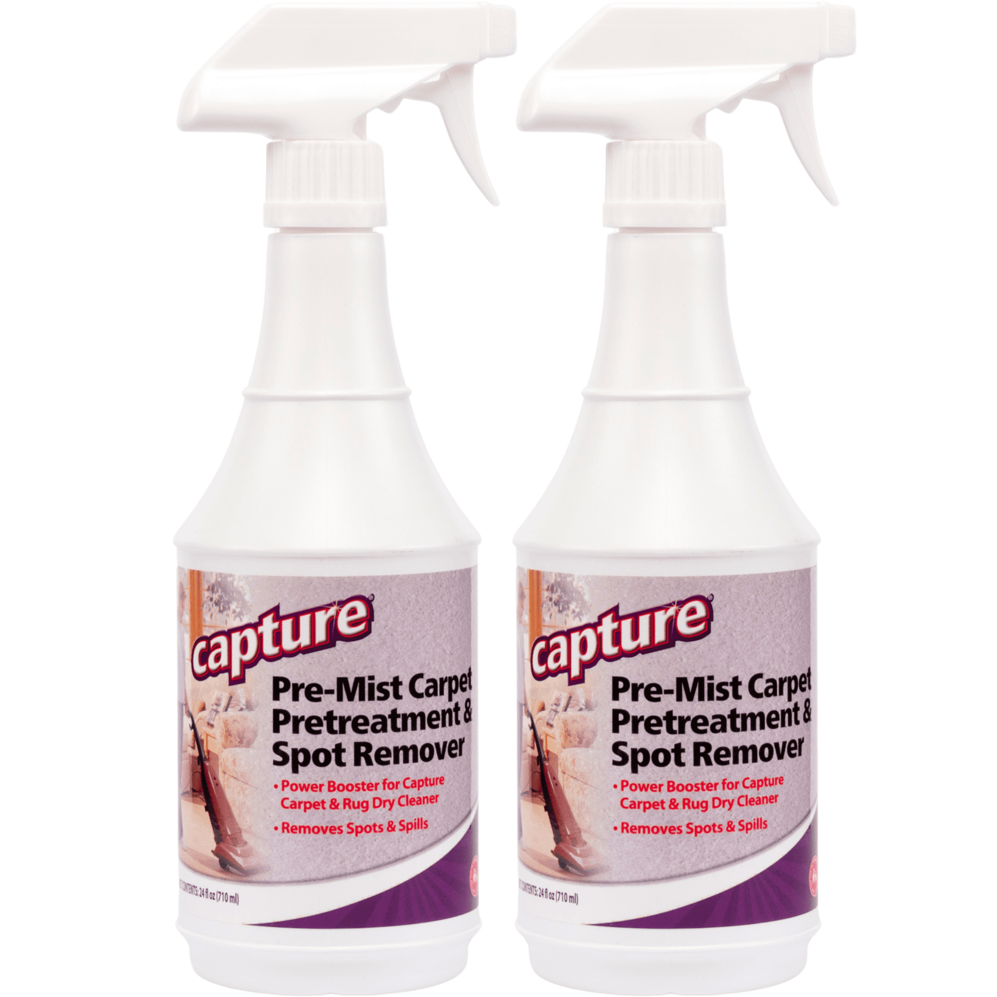 Capture Carpet Cleaning Soil Release Pre-Mist, Unscented, 24 fl oz, 2 ...