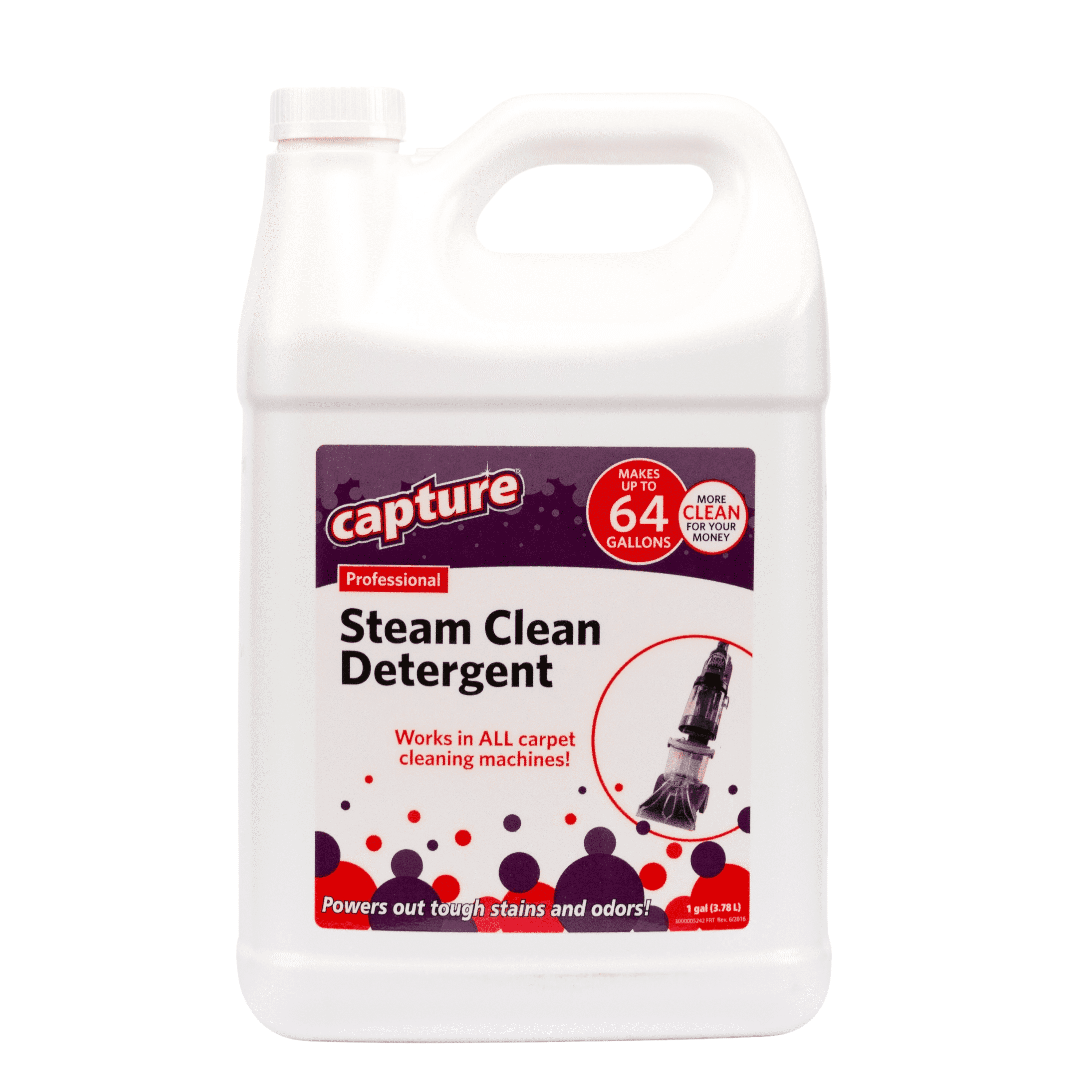Capture Carpet Cleaner Liquid Solution for Steam Cleaning Machines ...