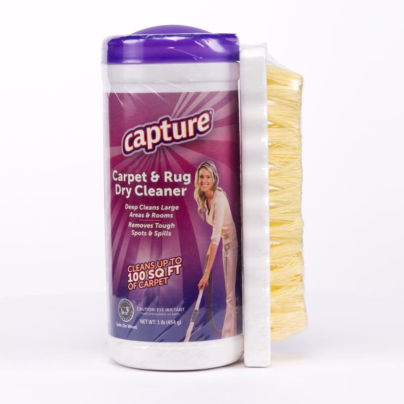Capture Premium Dry Rug Cleaning Solution, Carpet Cleaner Powder, 16 oz ...