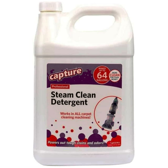 Capture Professional Steam Clean Detergent for All Machines (1 Gallon ...