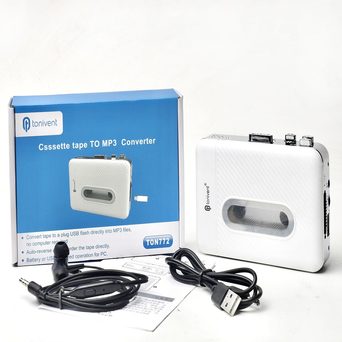 Capture And Convert Your Tapes To MP3 USB Cassette Player Recorder ...