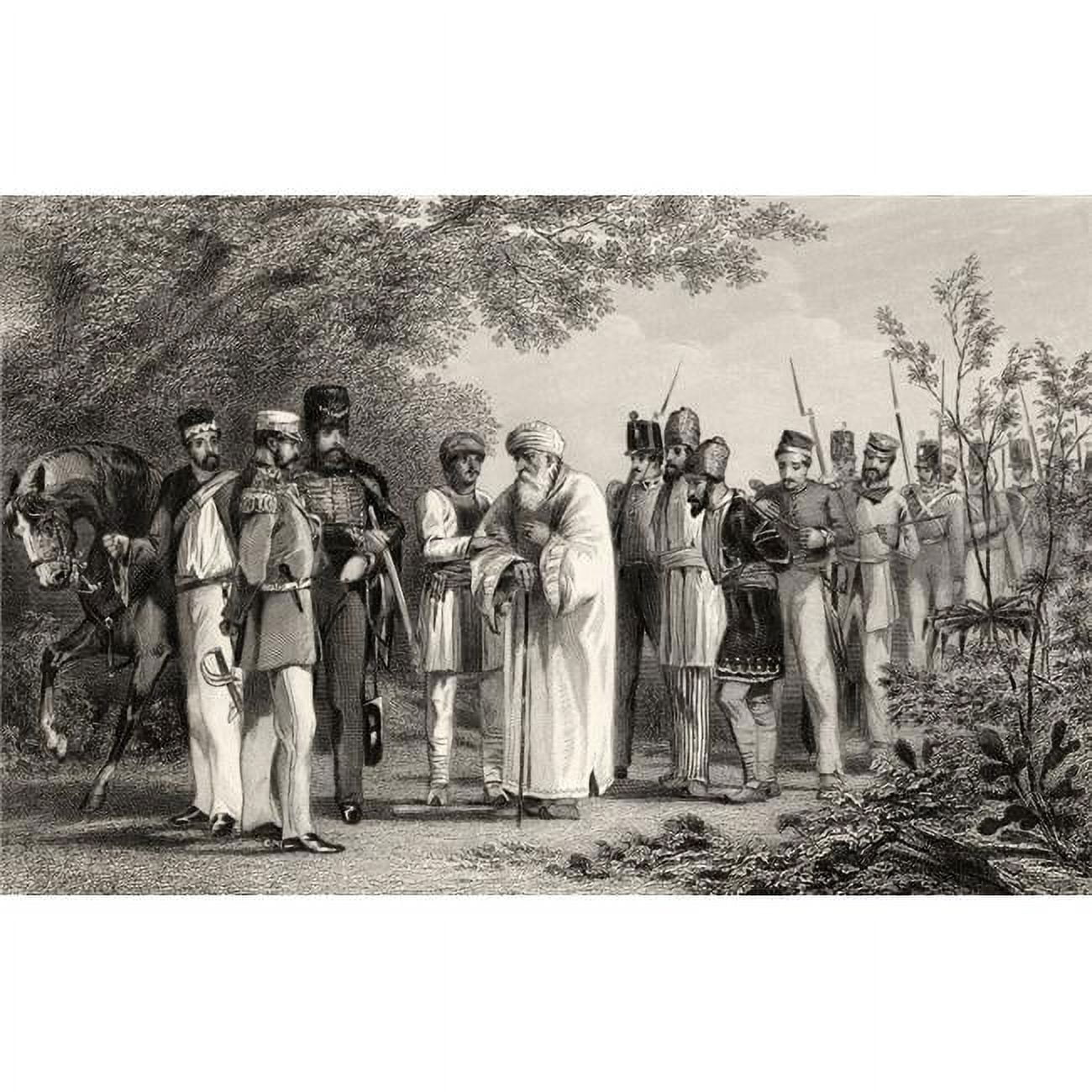Capture of the King of Delhi by Captain Hodson Bahadur Shah Zafar 1775 ...
