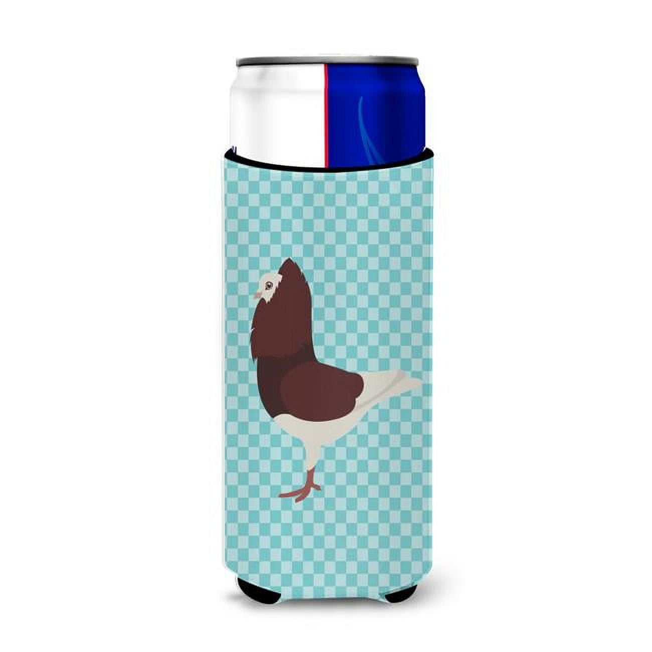 Capuchin Red Pigeon Blue Check Michelob Ultra Hugger for Slim Cans ...