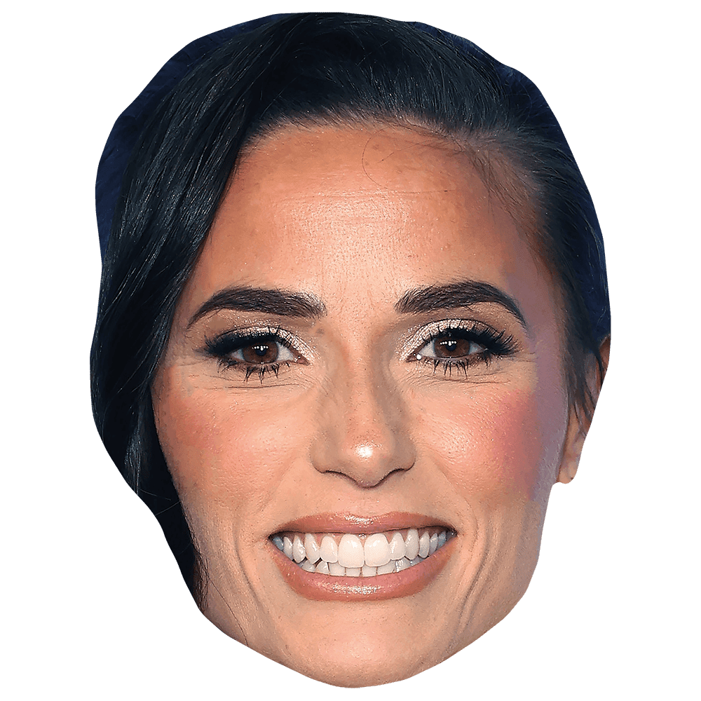 Capucine Anav (Brown Hair) Celebrity Mask, Flat Card Face, Fancy Dress ...