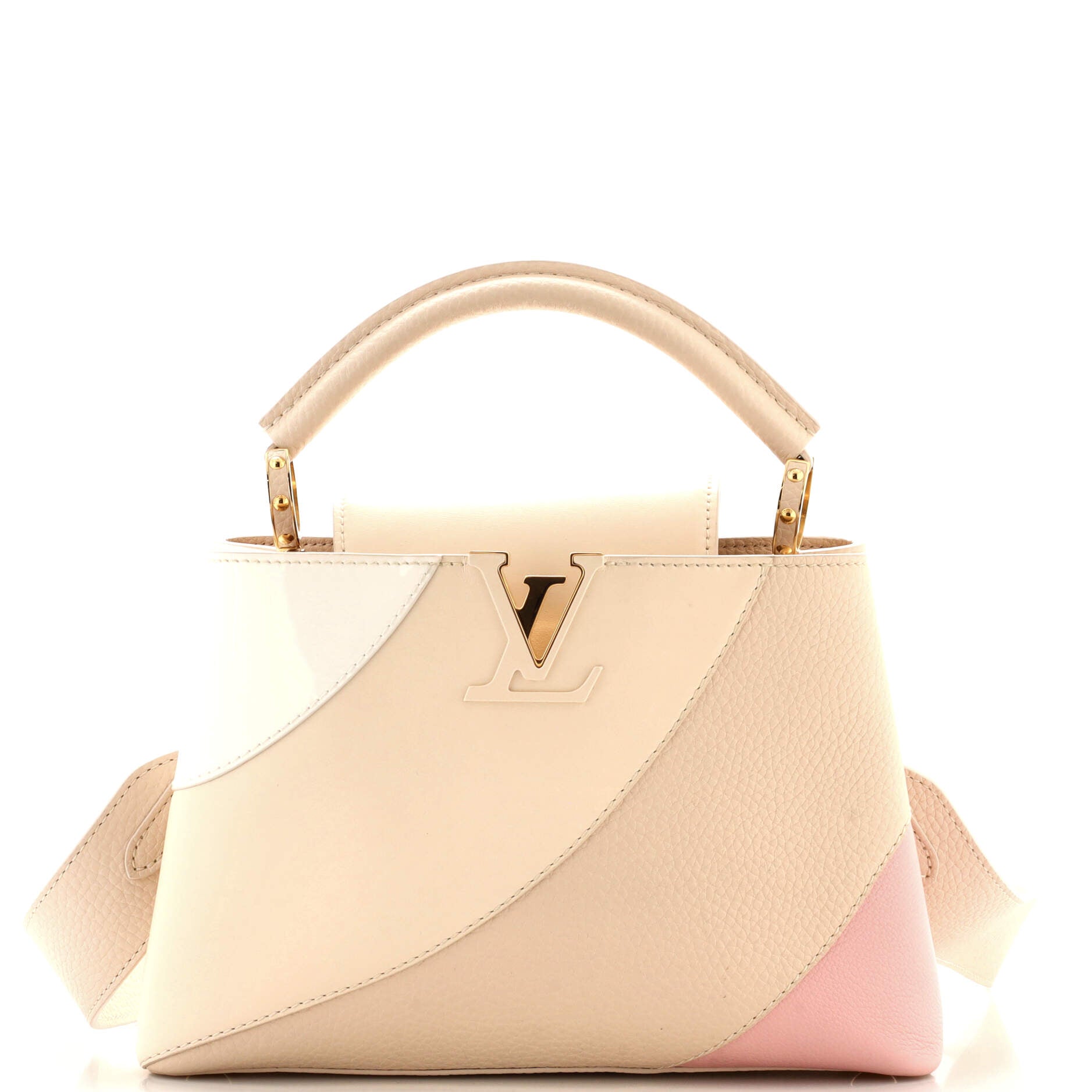 Pre-Owned Capucines Bag Limited Edition Gelato Patchwork Leather BB by ...