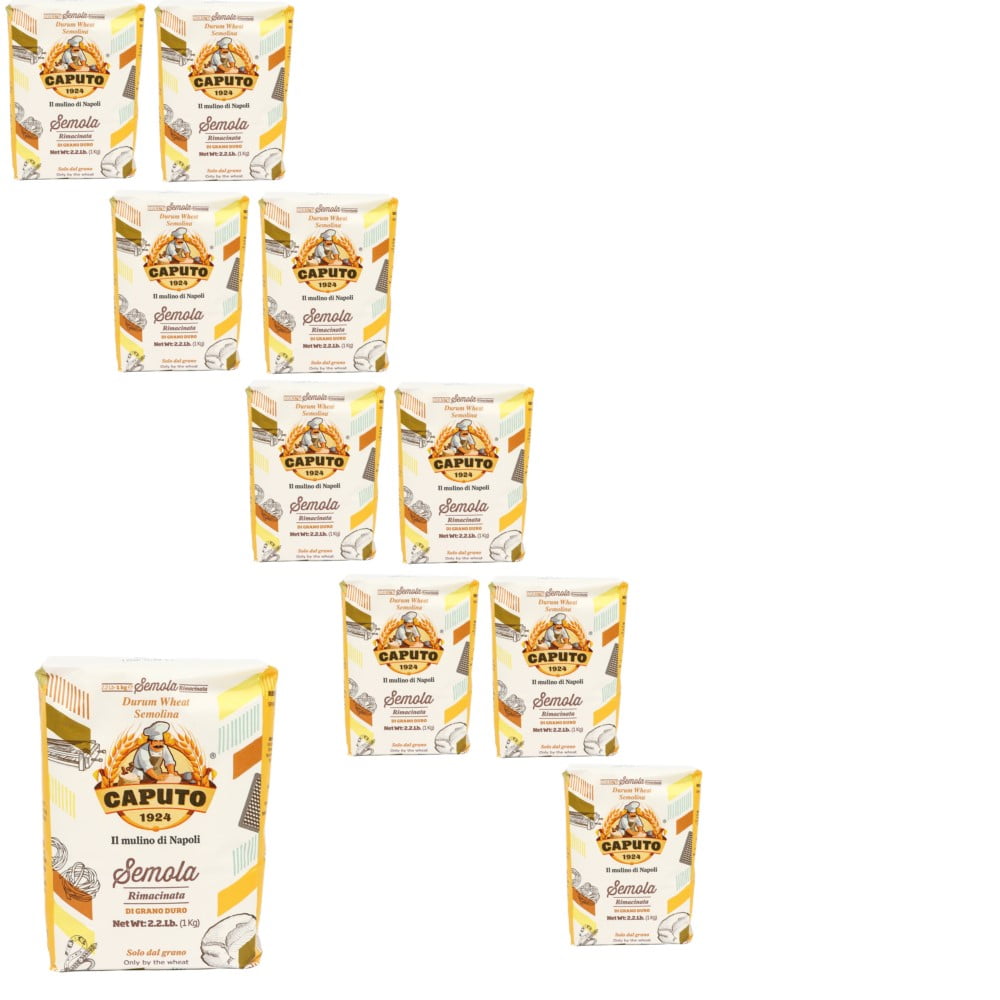 Caputo Fine Semolina Flour, 2.2 LB , 10 Pack - Walmart.com