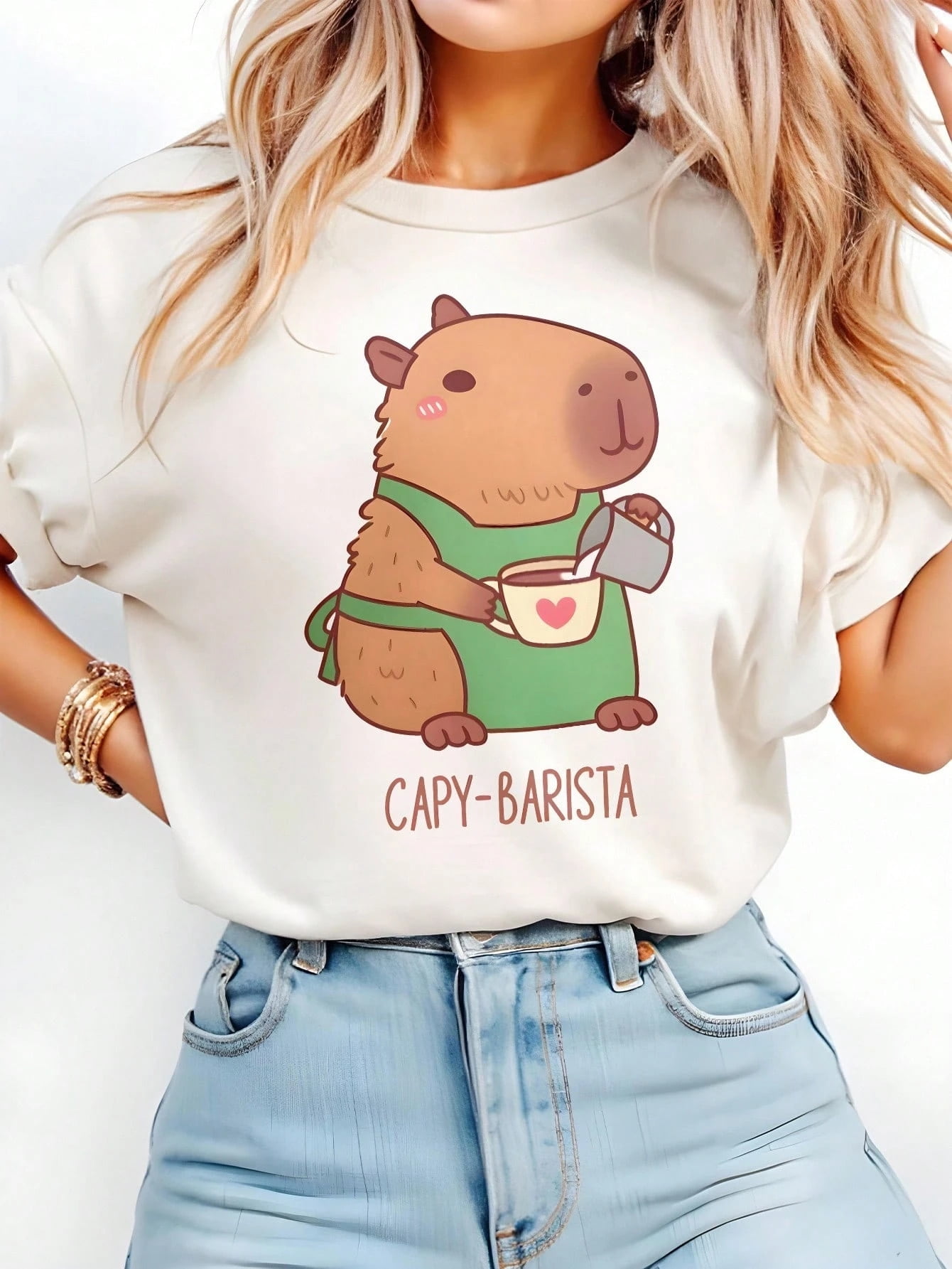 Capy - Barista Capybara Tee - Walmart.com