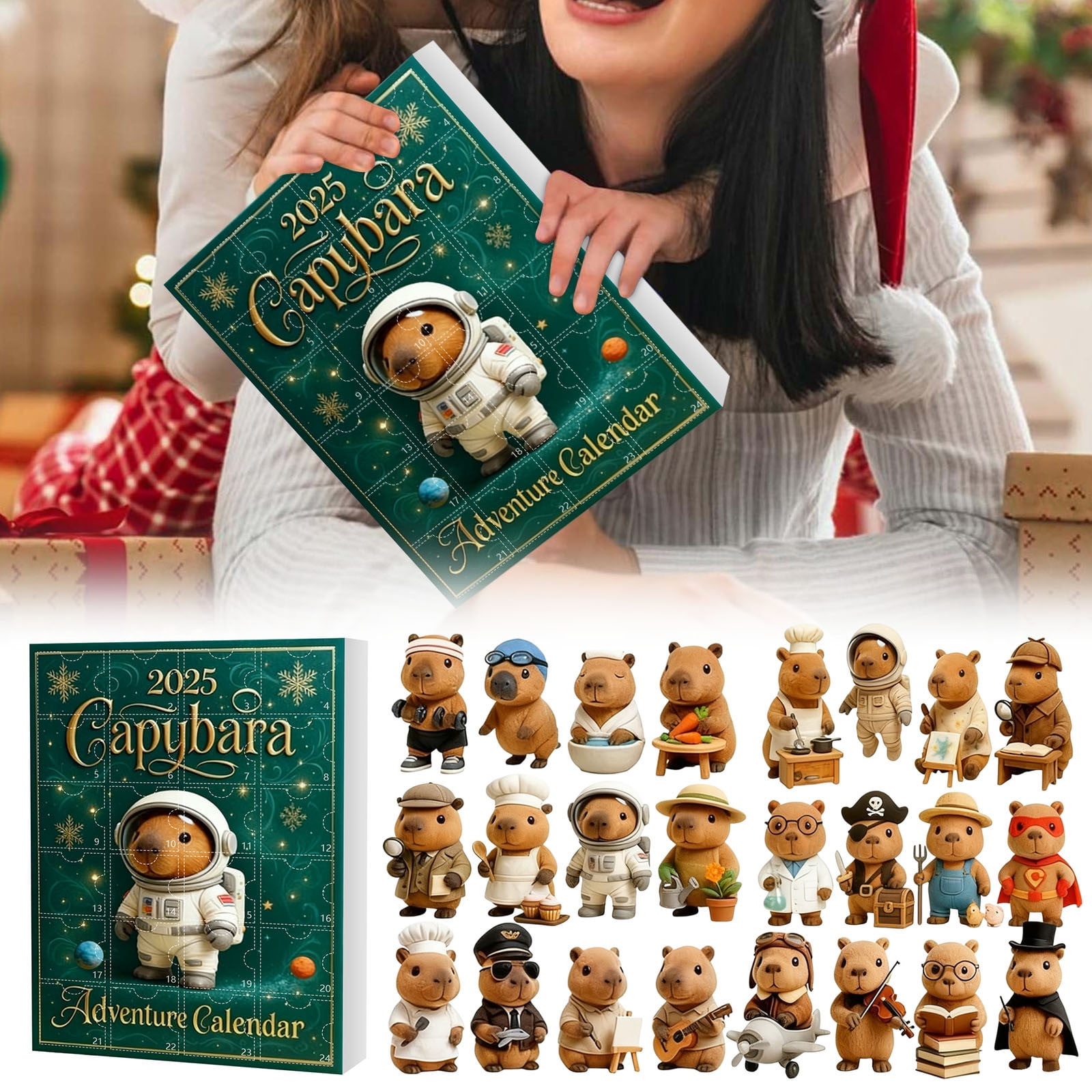 Capybara Advent Calendar 2025 24 Days Countdown Calendar With 24 ...