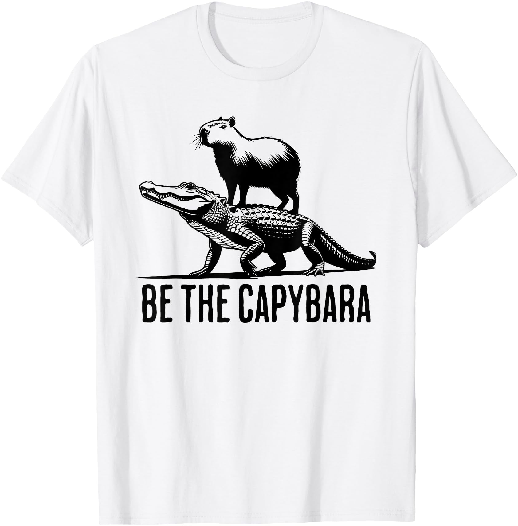 Capybara Alligator Shirt, Capybara Riding Alligator T-Shirt, Vintage ...