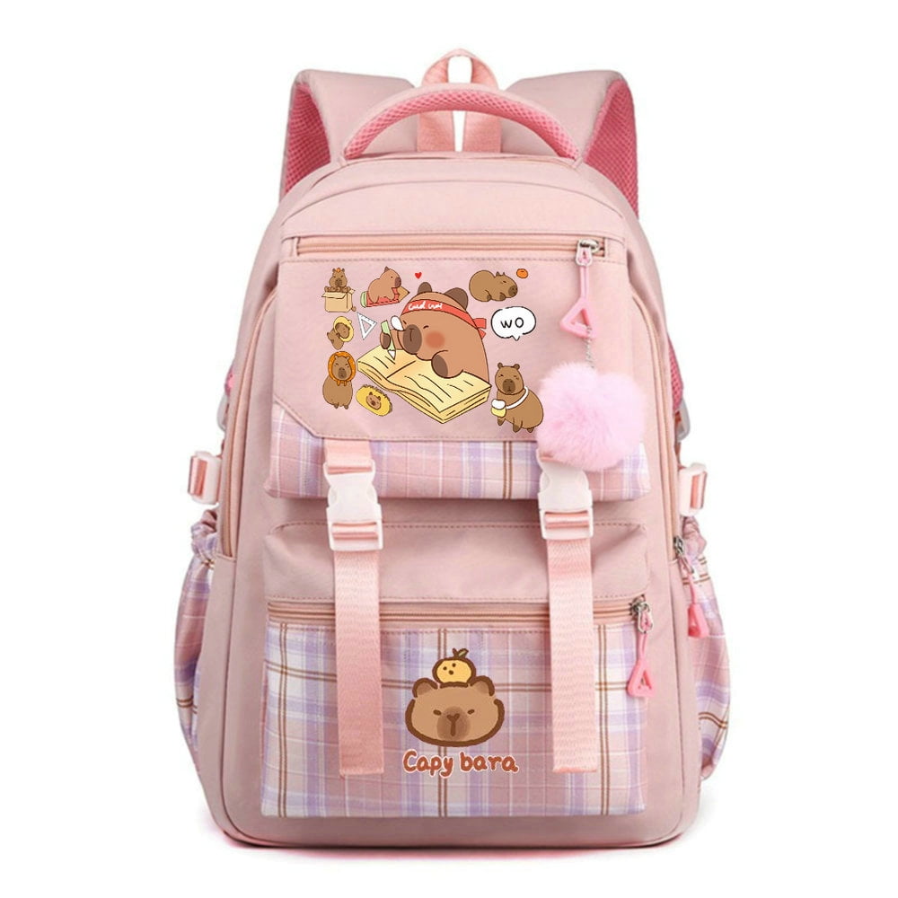 Capybara Anime Backpack For Women Men, Fashion Daypack, Classic High ... Capybara Anime Backpack For Women Men, Fashion Daypack, Classic High ...