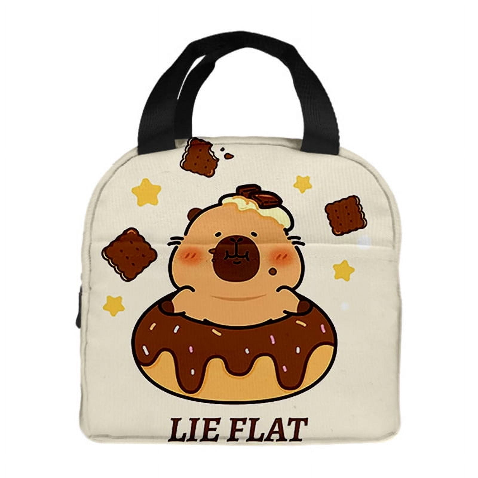 Capybara Anime Lunch Bag & Lunch Box for Men Women Teens - Insulated ...