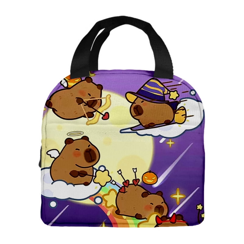 Capybara Anime Lunch Bag & Lunch Box for Men Women Teens - Insulated ...