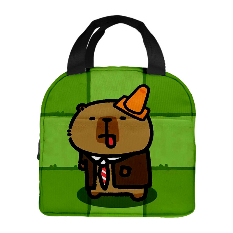 Capybara Anime Lunch Bag Travel Bag Cartoon Backpack Casual Daypack for ...