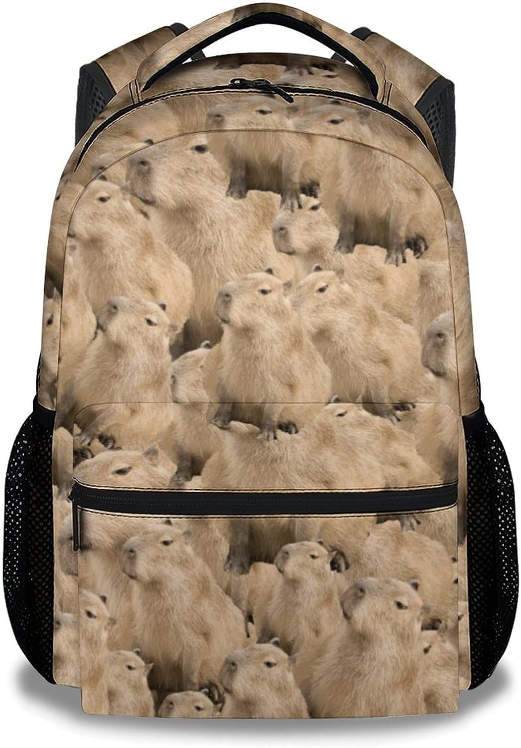 Capybara Backpack 16 Inch Backpacks Strap Adjustable Travel Casual ...