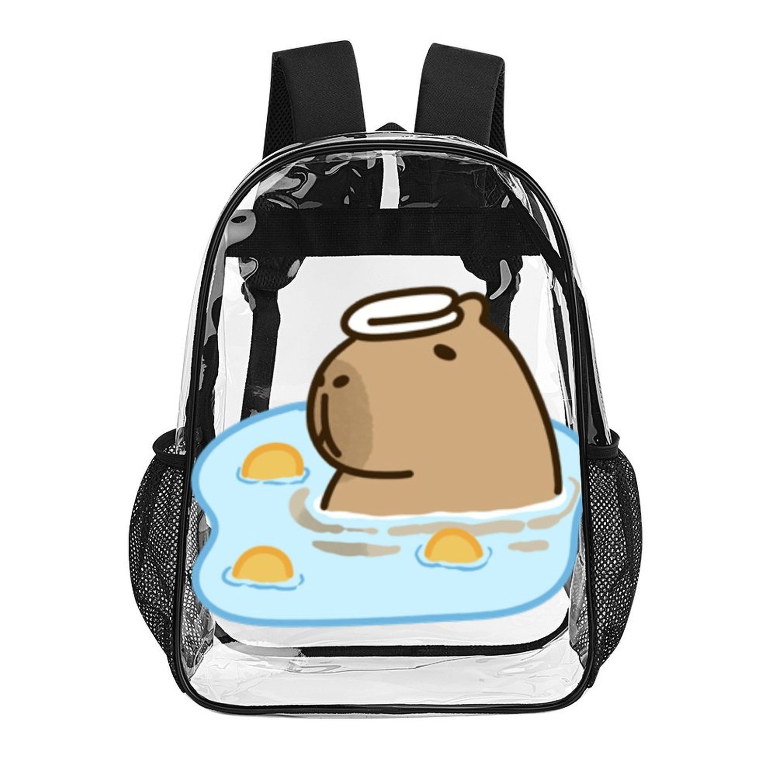 Capybara Backpack Transparent Bags Clear backpack Capybara Merch ...