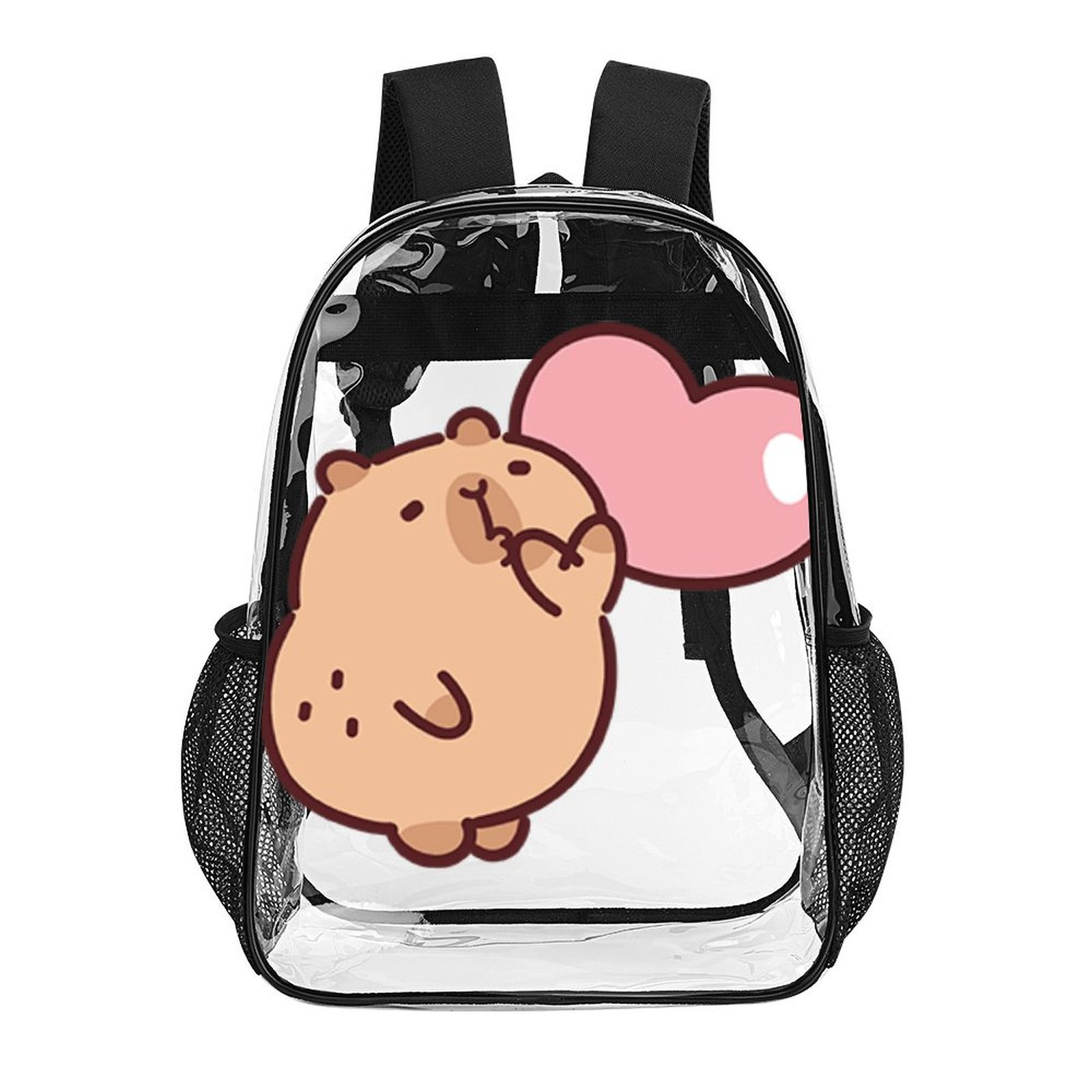 Capybara Backpack Transparent Bags Clear backpack Capybara Merch ...