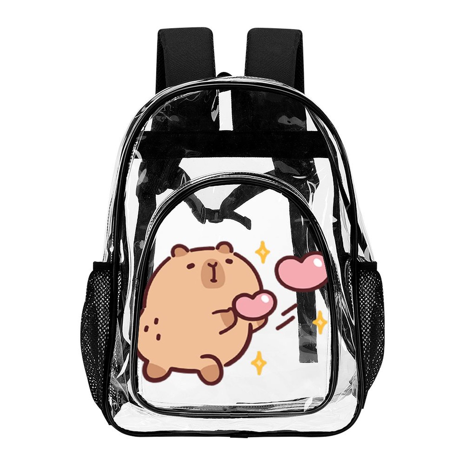 Capybara Backpack Transparent Bags Clear backpack Capybara Merch ...
