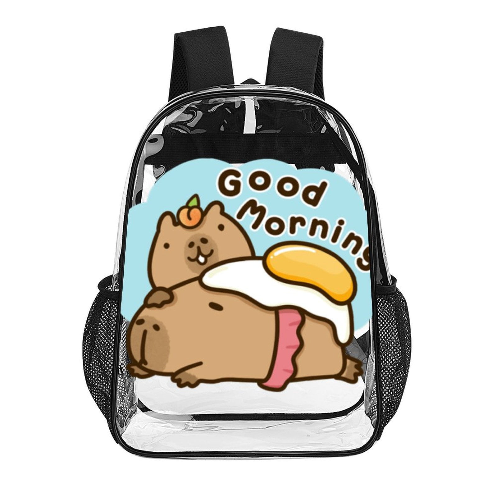 Capybara Backpack Transparent Bags Clear backpack Capybara Merch ...