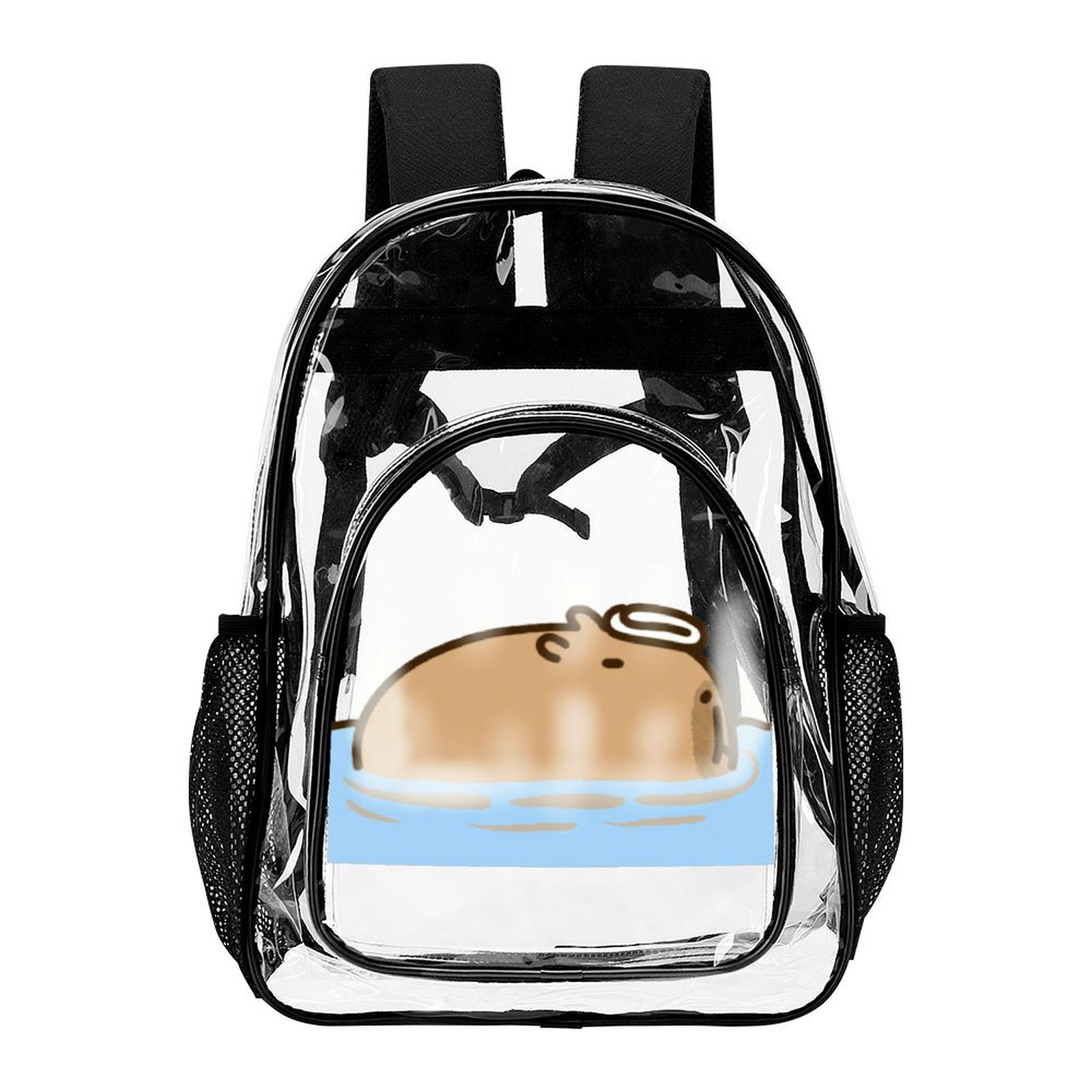 Capybara Backpack Transparent Bags Clear backpack Capybara Merch ...