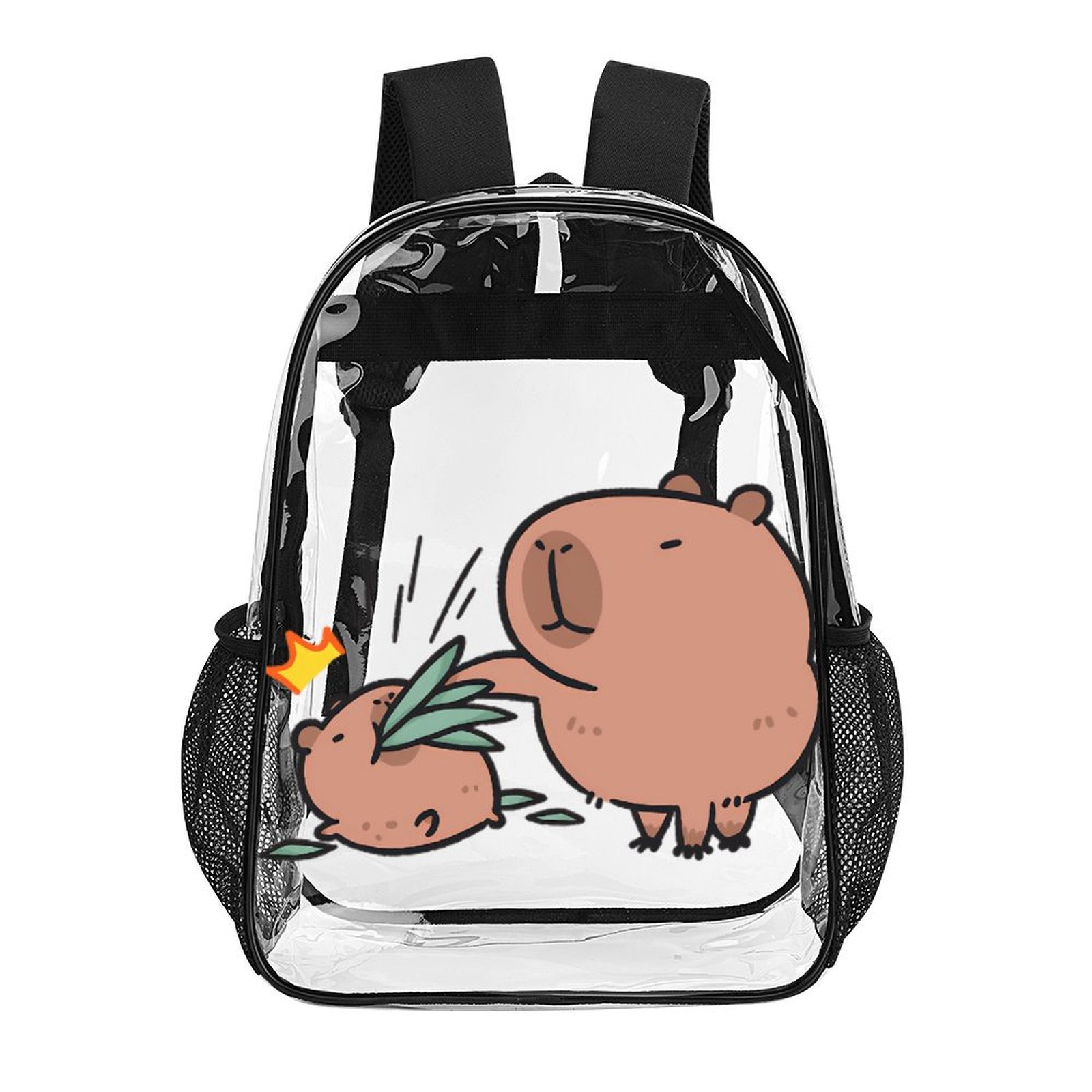 Capybara Backpack Transparent Bags Clear backpack Capybara Merch ...