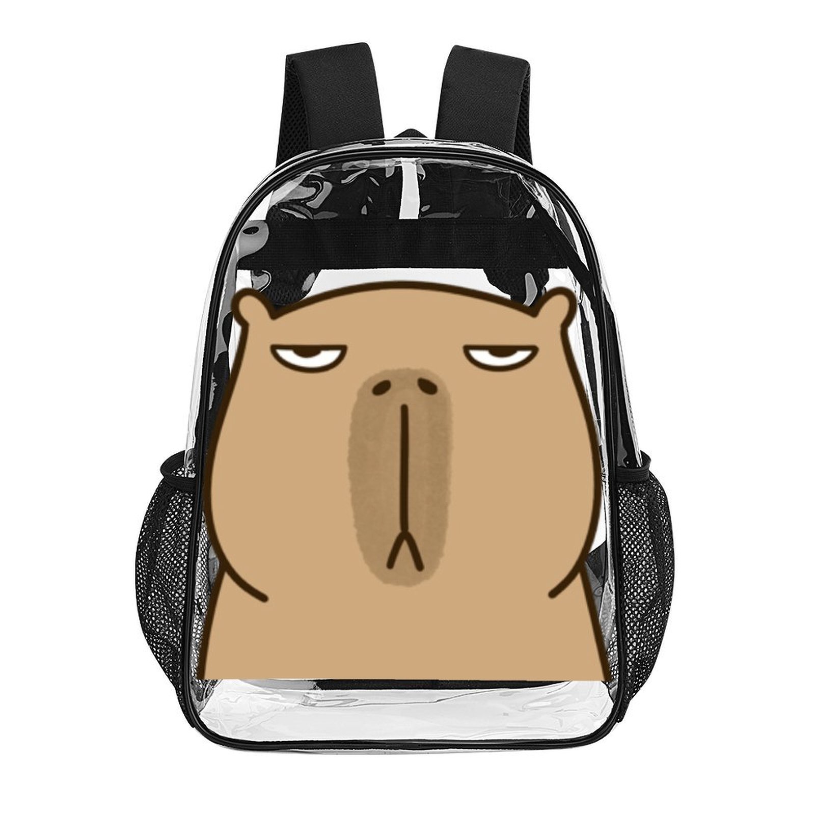 Capybara Backpack Transparent Bags Clear backpack Capybara Merch ...