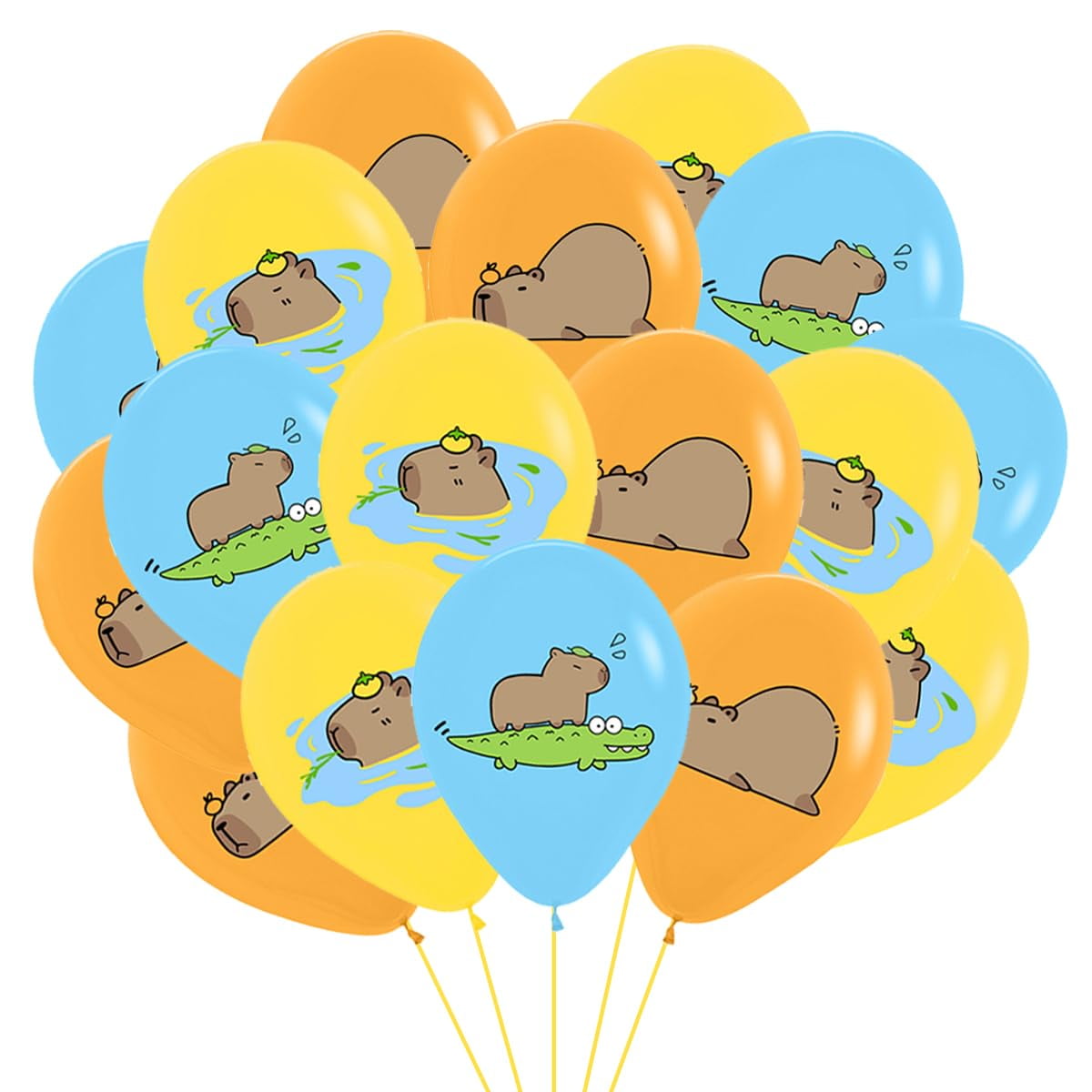 Capybara Balloon Capybara Birthday Party Decoration BSL1 Animal Balloon Capybara Party Supplies ...