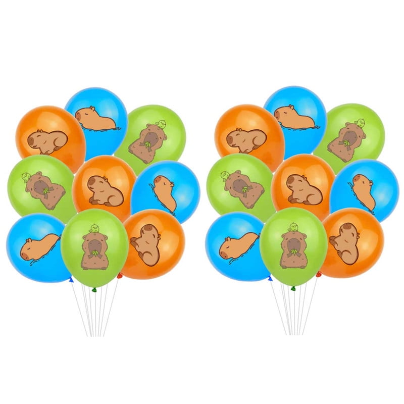 Capybara Balloons Party Supplies Birthday Favors Decorations Decor Kit ...