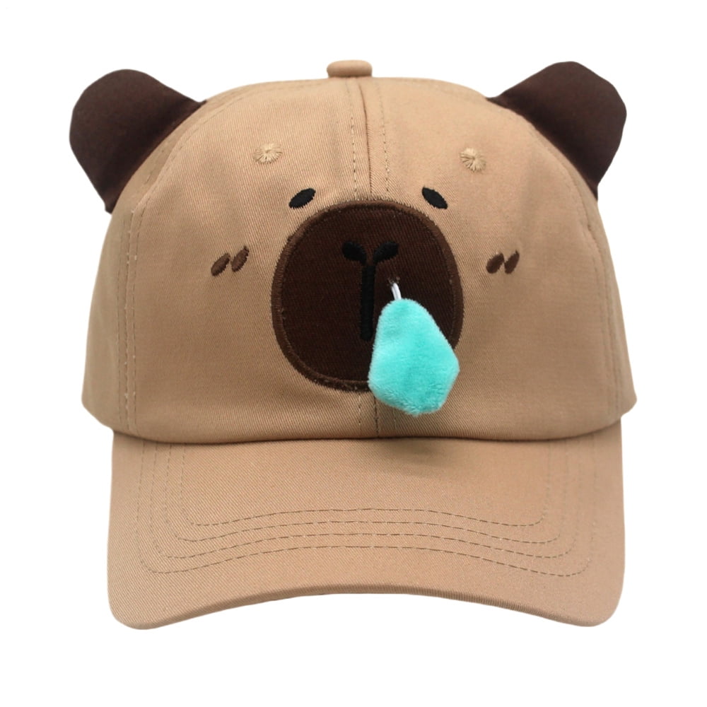 Capybara Baseball Hat | Embroidered Cute Animal Cosplay Cap for ...