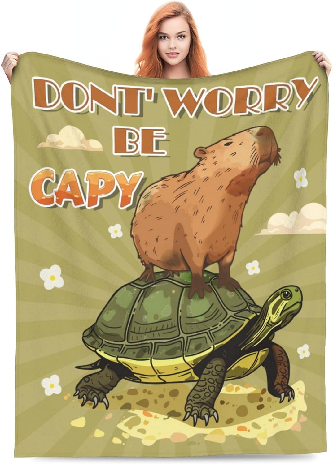 Capybara Blanket,Capybara Stuffed Animals,Capybara Gift for Capybara ...